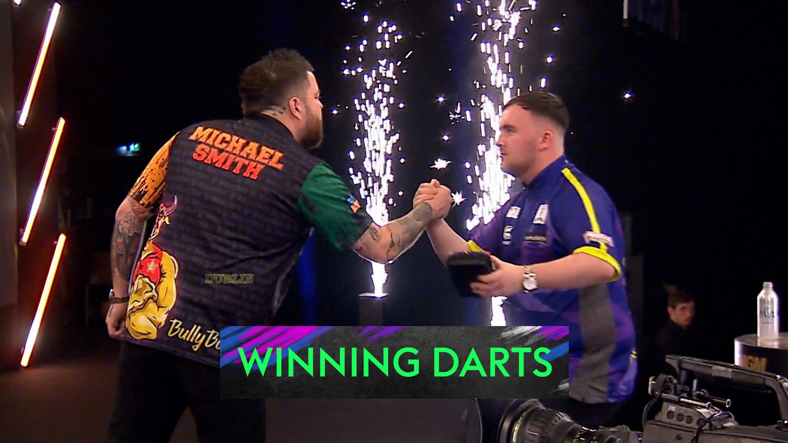 Luke Littler beaten by Michael Smith in Dublin | 'His Dublin was troublin'!' | Darts News | Sky ...