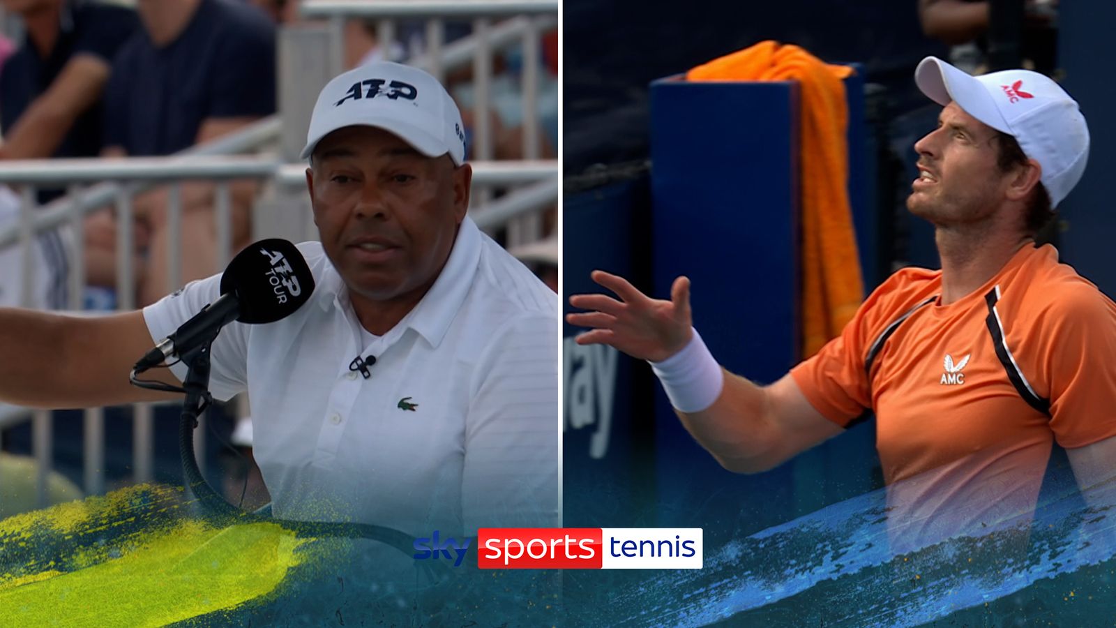 Andy Murray rages at umpire at Miami Open | Tennis News | Sky Sports