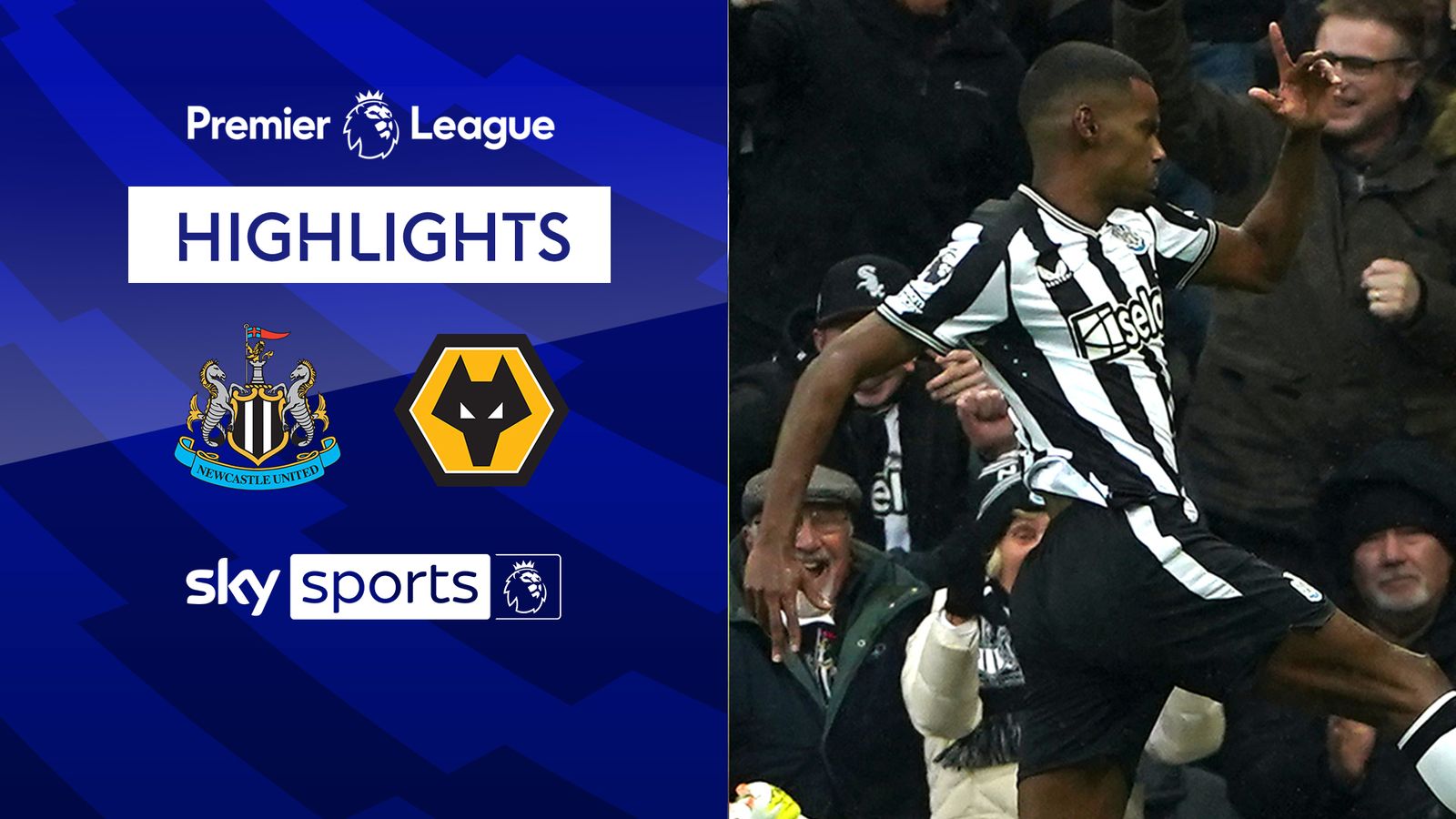 Newcastle 3-0 Wolves | Premier League highlights | Football News | Sky ...