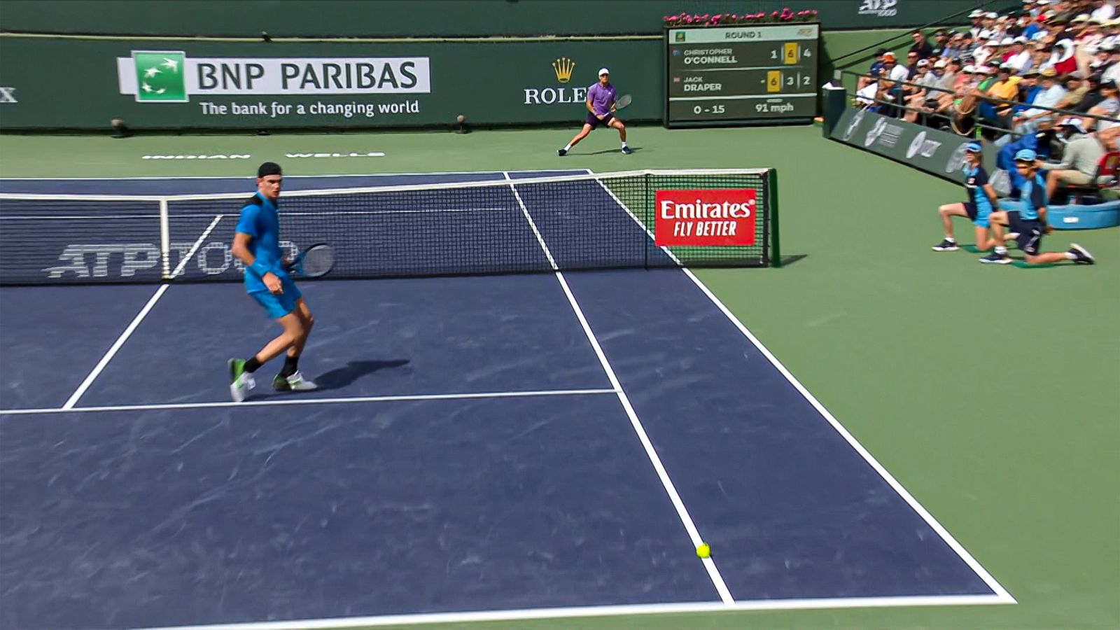 Christopher O'Connell threads needle with beautiful backhand against ...