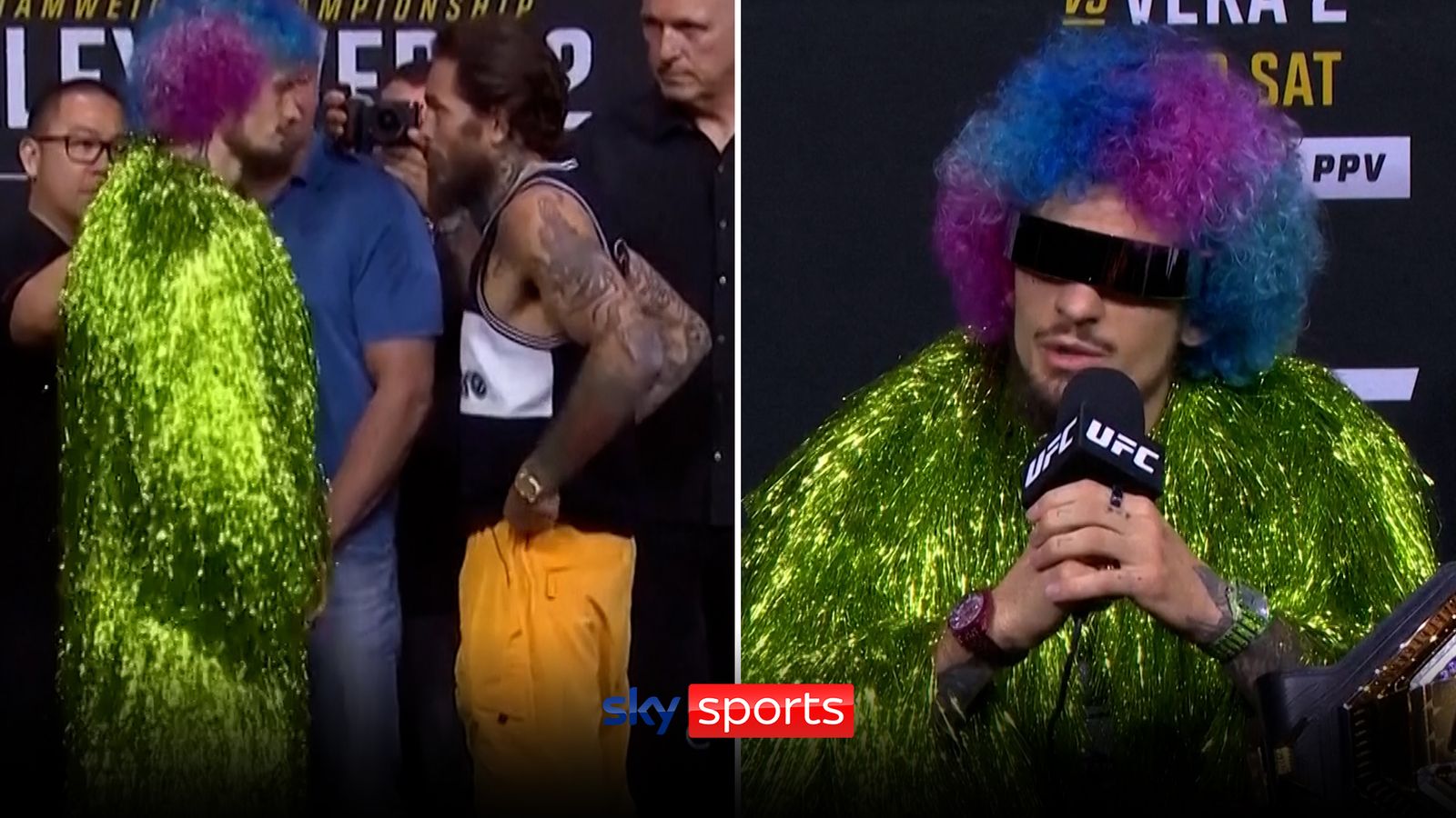 Best presser outfit ever? Sean O'Malley dazzles ahead of UFC title ...