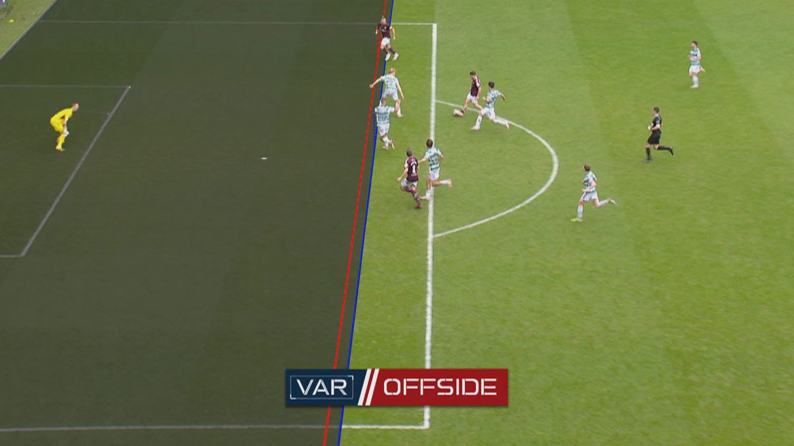 Lawrence Shankland's goal disallowed just before half-time | Football News | Sky Sports