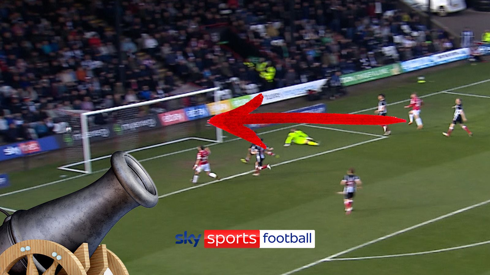 Andy Cannon's cannon! | Wrexham midfielder scores stunner against ...