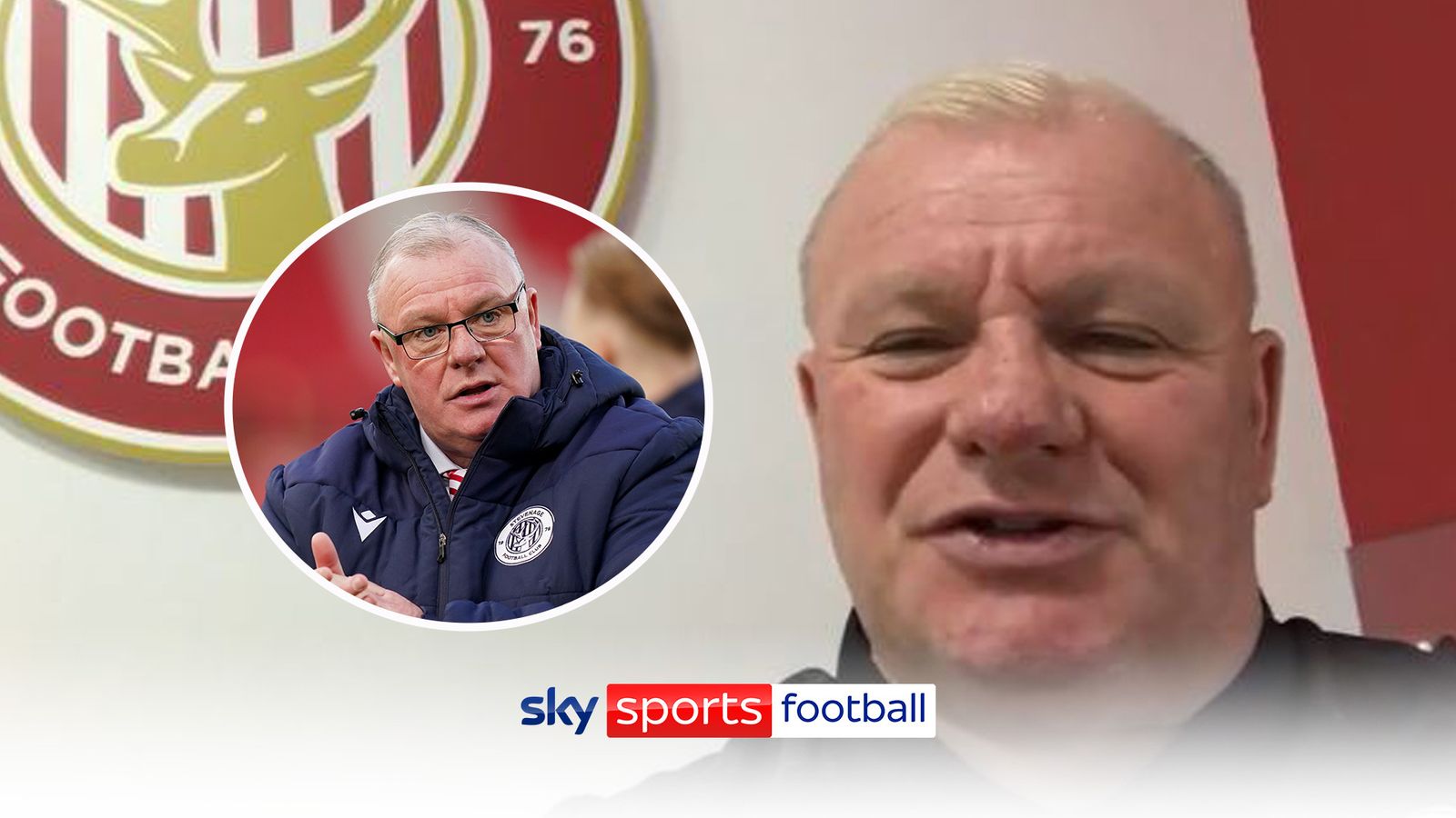 Steve Evans: Stevenage don't fear anyone in League One play-off push | Football News | Sky Sports