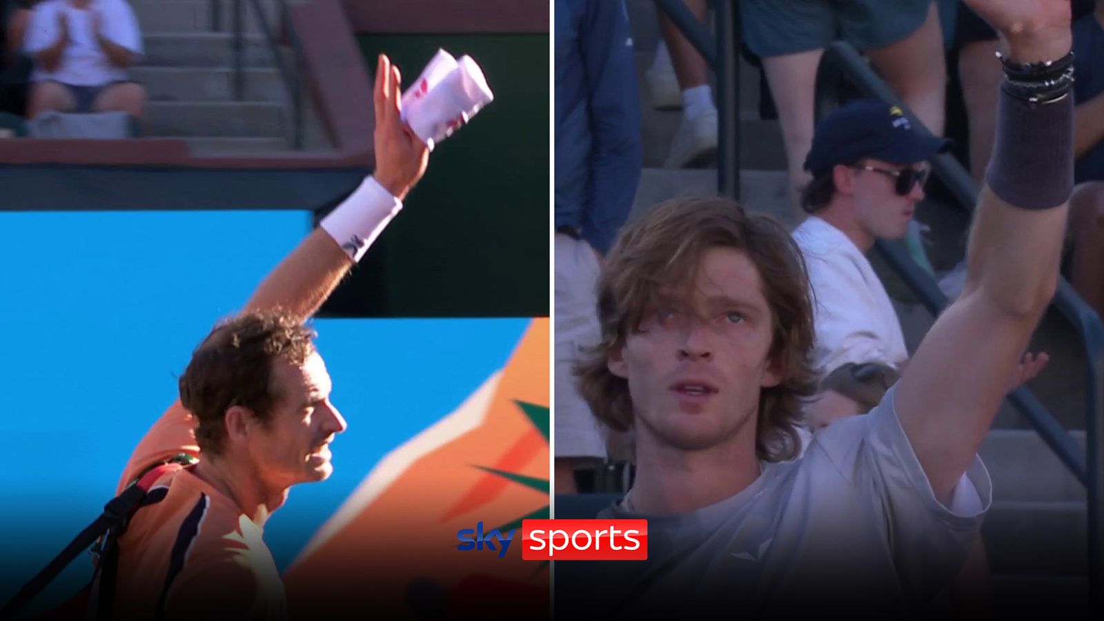 Andy Murray cheered off court following Andrey Rublev loss | Tennis ...