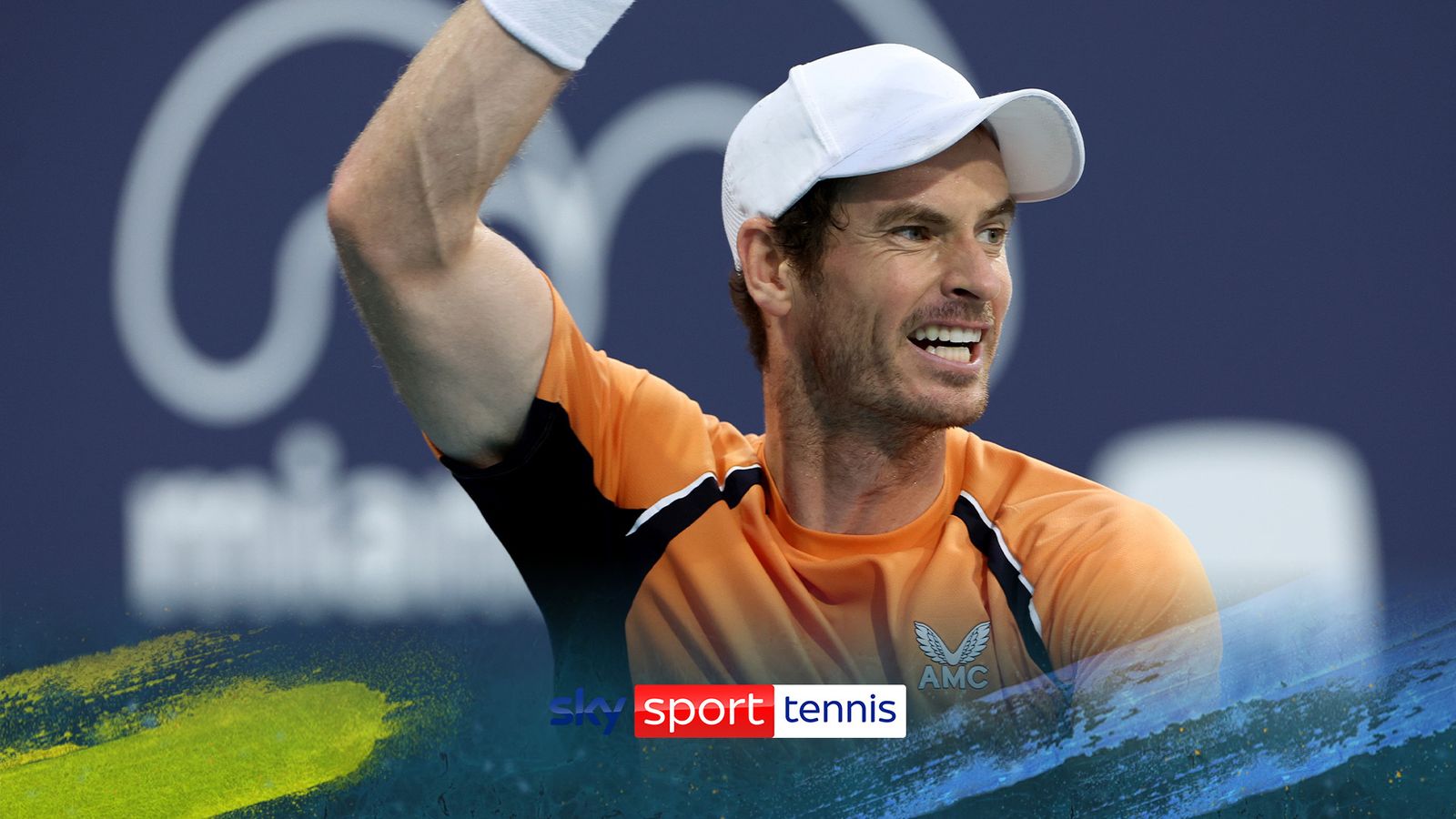 Andy Murray brings the passion to court against Tomas Etcheverry at ...