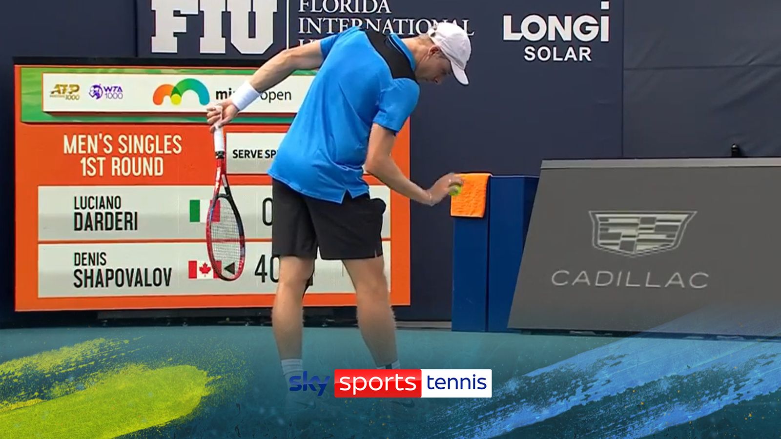 Denis Shapovalov performs unique serve ritual at Miami Open | Tennis ...