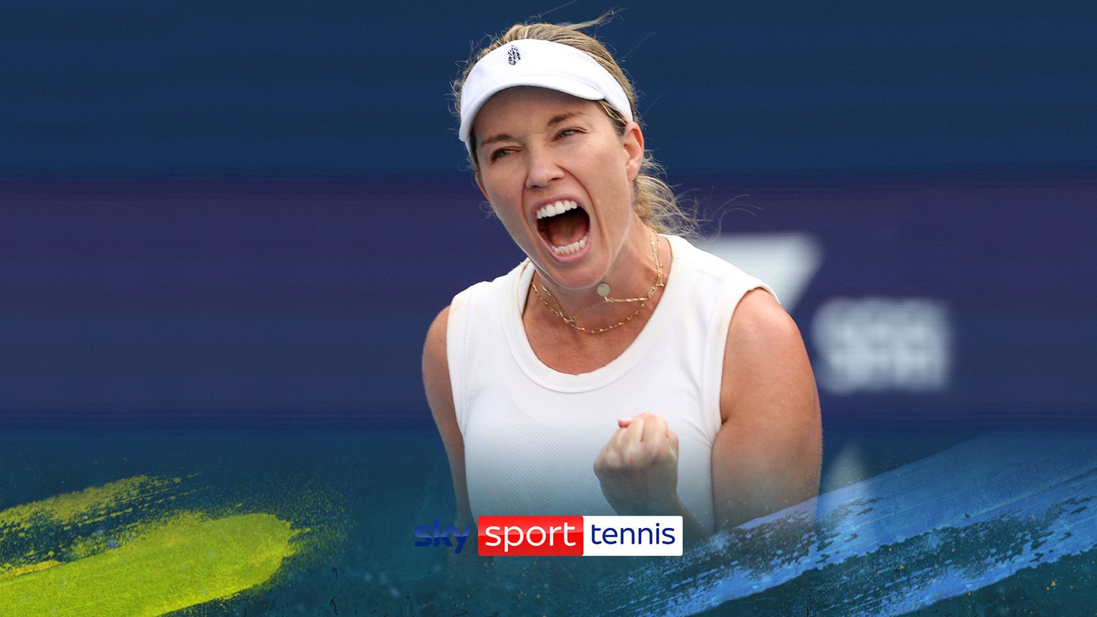 Danielle Collins' match point to win Miami Open | 'This time she does ...