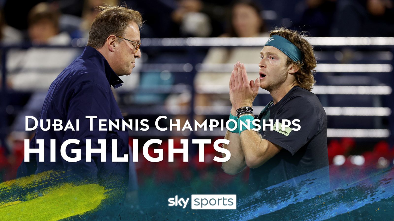 Andrey Rublev vs Alexander Bublik | Dubai Tennis Championships semi-final highlights | Tennis ...