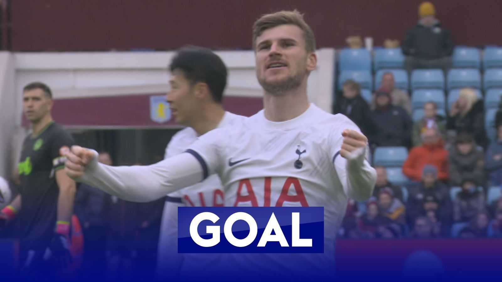 Aston Villa 0-4 Tottenham: Spurs close gap on Champions League rivals ...