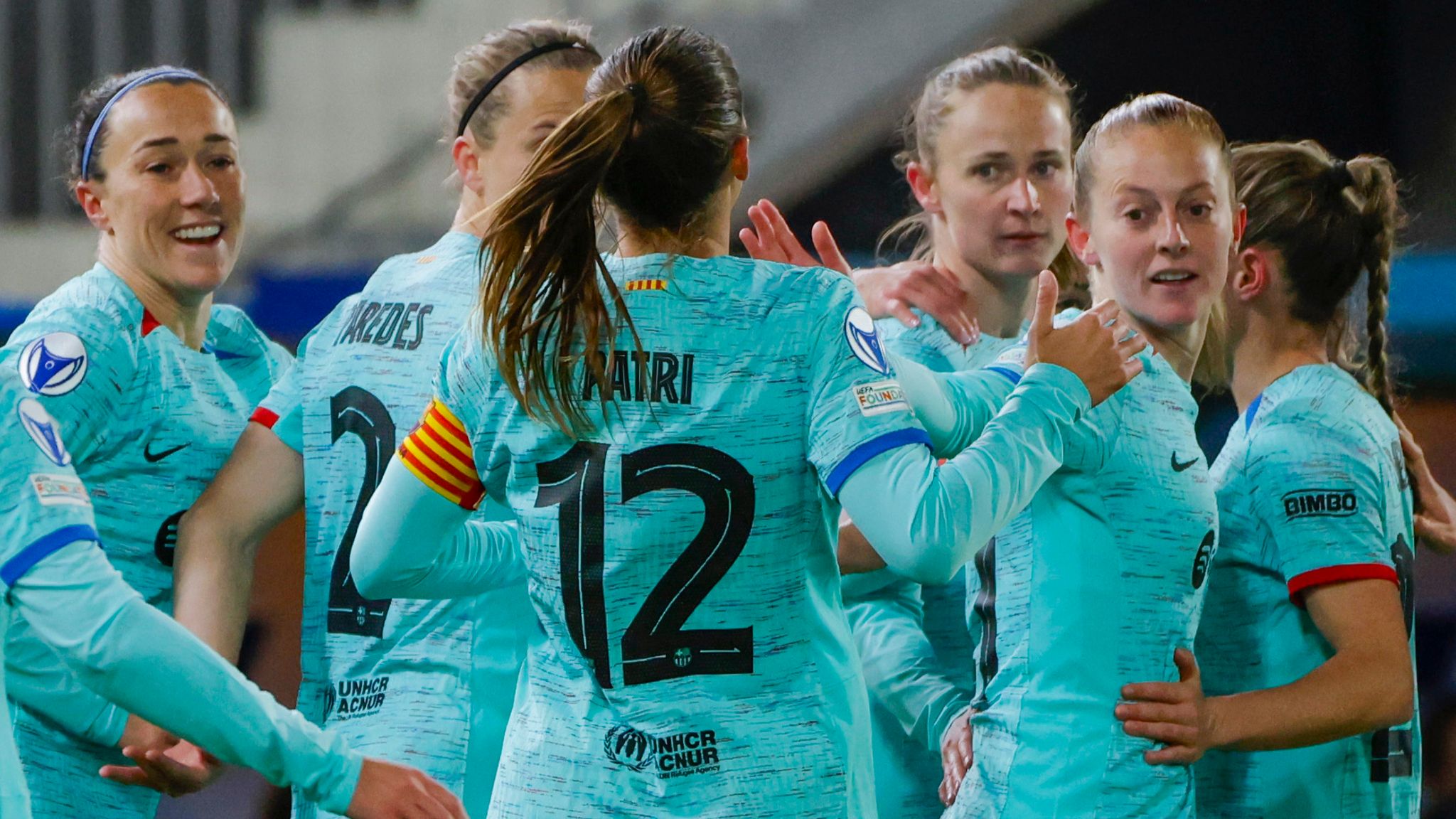 Brann Women 1-2 Barcelona Women: Champions League holders claim narrow first-leg quarter-final ...