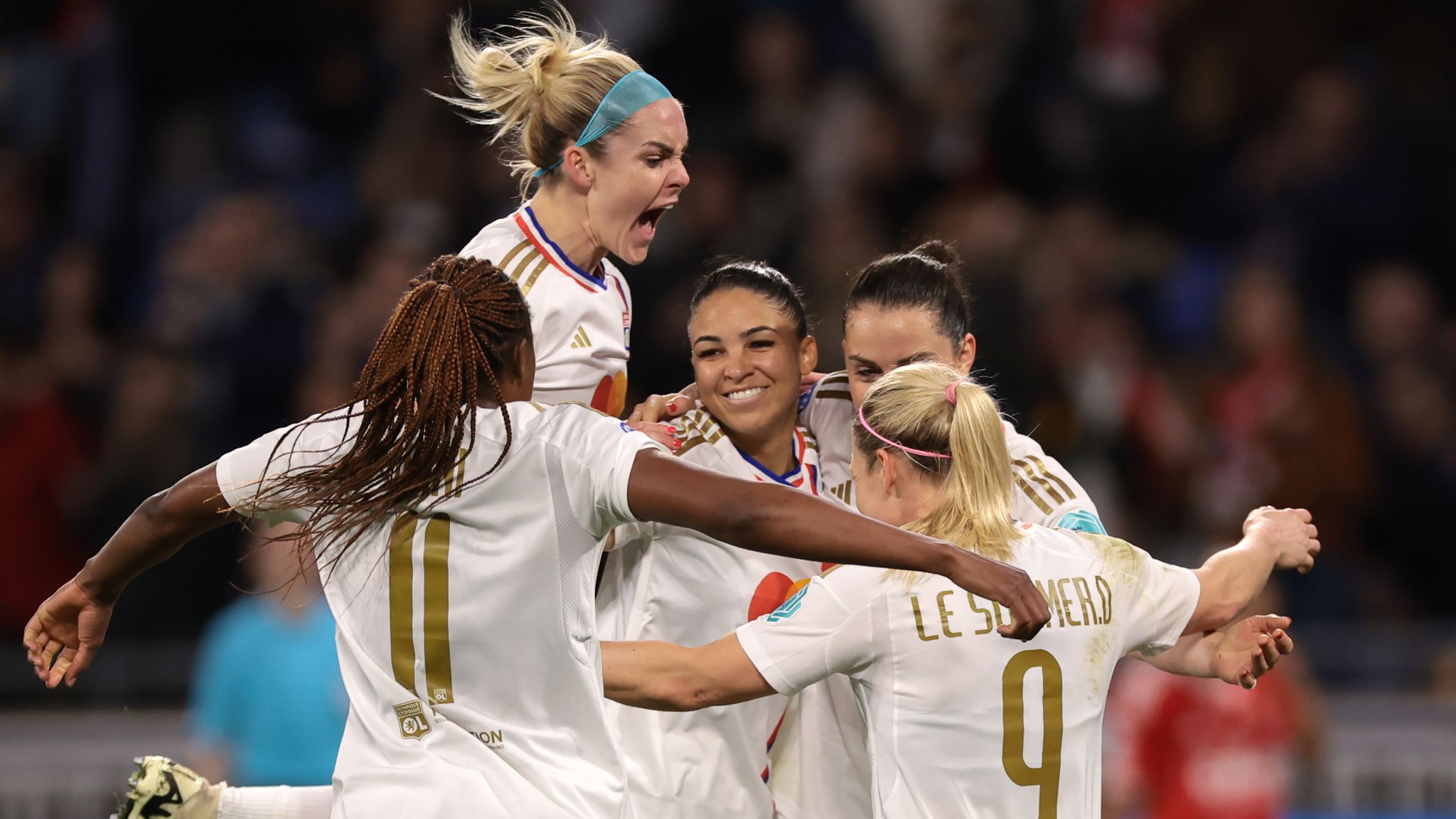 Lyon Women 4-1 Benfica Women (agg 6-2): French side reach Champions ...