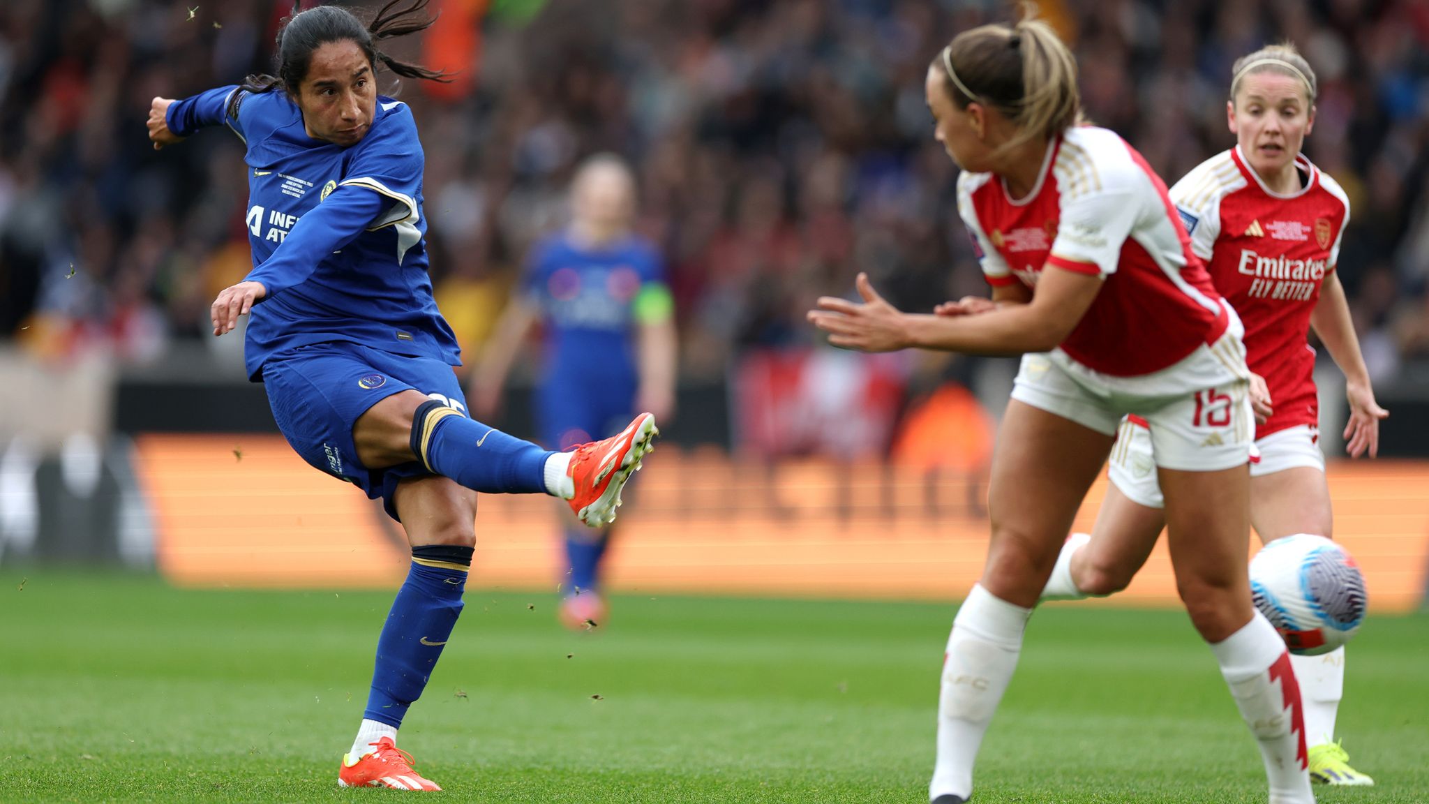 Arsenal Women 1-0 Chelsea Women (AET): Stina Blackstenius strikes in extra-time as Gunners ...