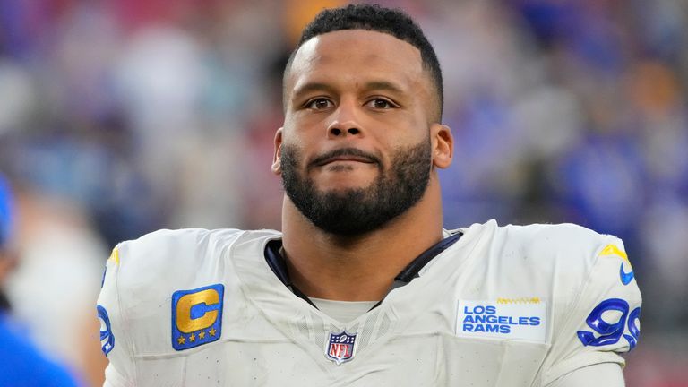 Aaron Donald: Los Angeles Rams star and former Super Bowl champion ...