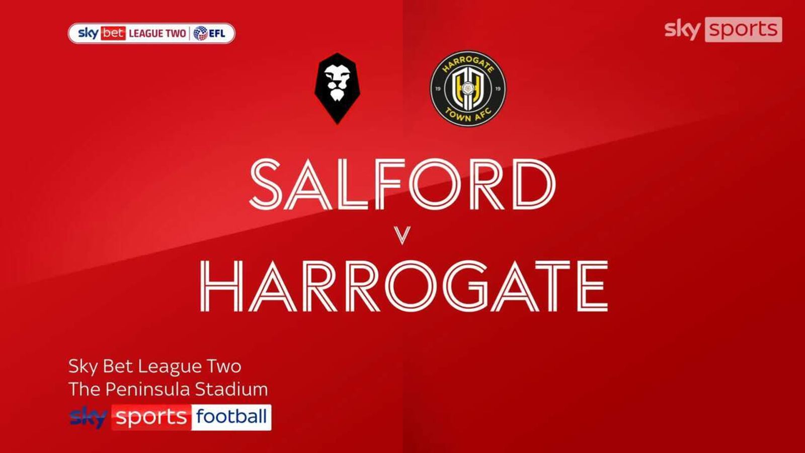 Salford 2-2 Harrogate | Football News | Sky Sports