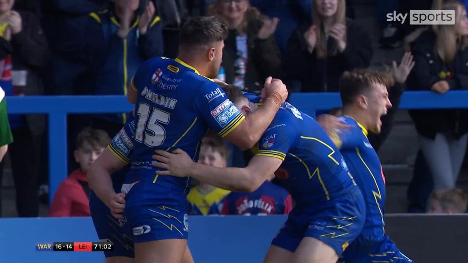 Matty Nicholson finishes off brilliant try to complete Warrington ...