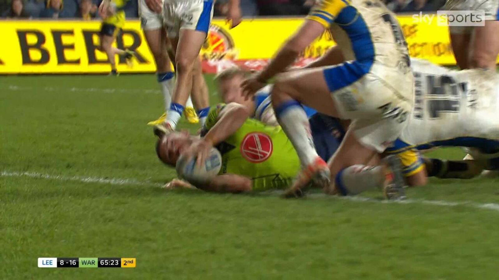 'It might be a decisive one' | Walker's try gives Warrington big ...