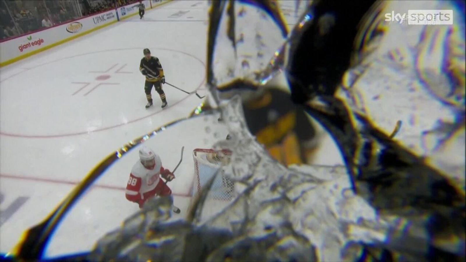 'That's going to be costly!' | Huge NHL shot DESTROYS camera! | Ice ...