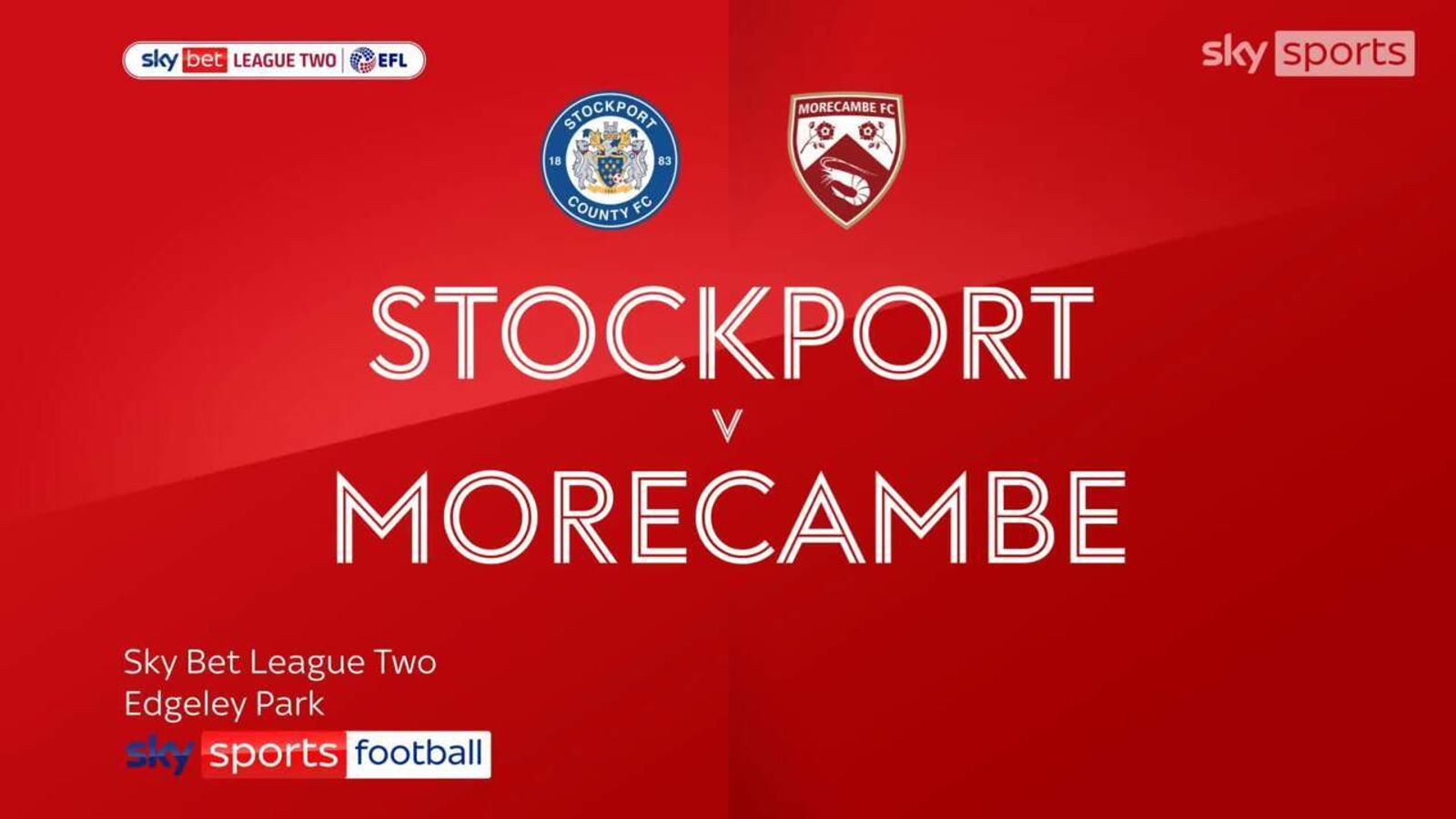 Stockport 2-0 Morecambe: Tanto Olaofe and Fraser Horsfall net as hosts gain promotion to League ...