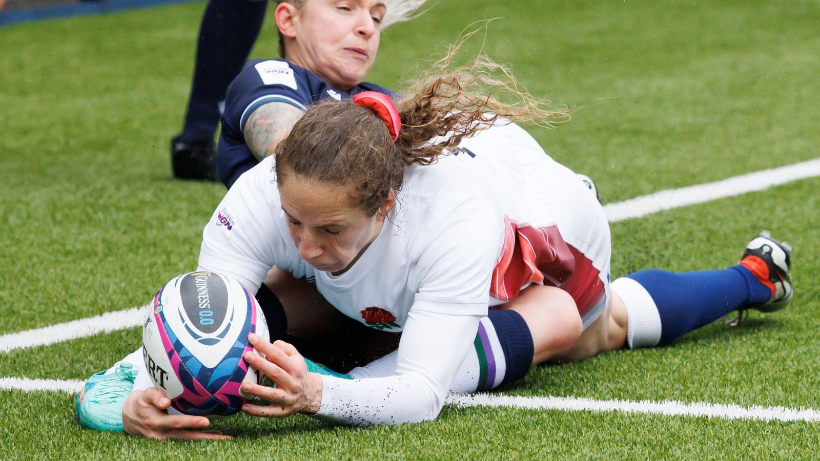 Women's Six Nations: England dominate Scotland in 46-0 win but Amy Cokayne sees red | Rugby ...