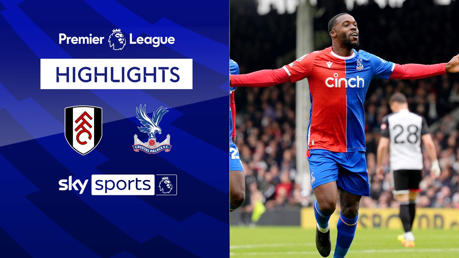 Fulham 1 - 1 C Palace - Match Report & Highlights