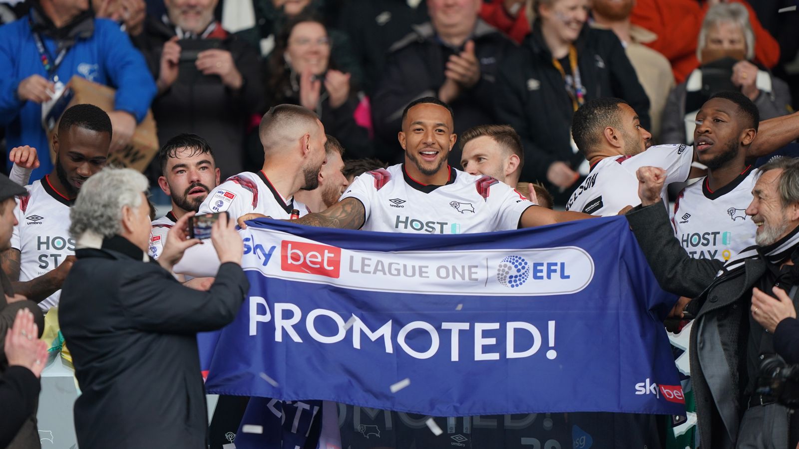 Derby County promoted: Rams return to Sky Bet Championship from League ...