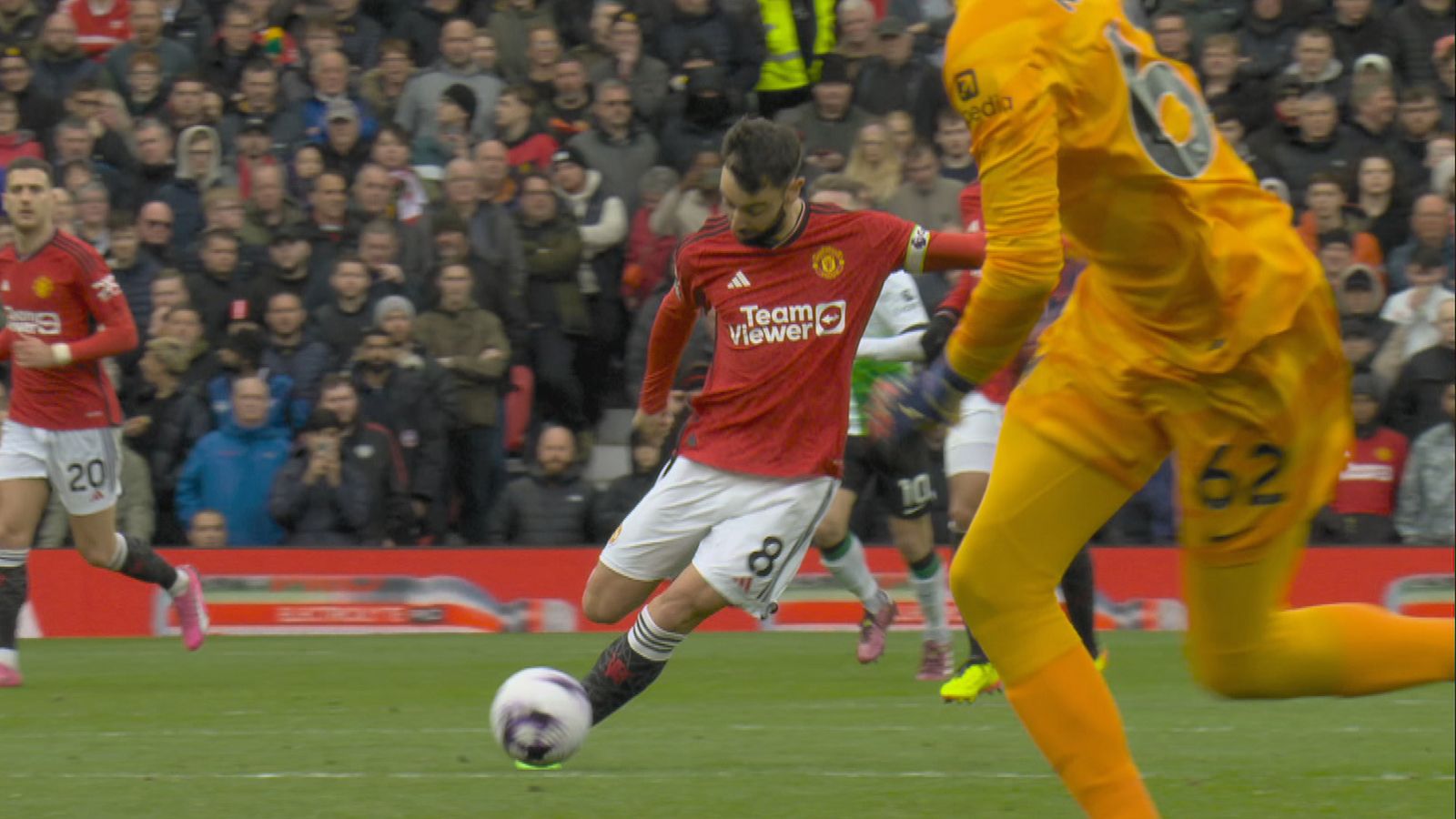 Ultimate halfway-line goals: Bruno Fernandes stunner against Liverpool ...