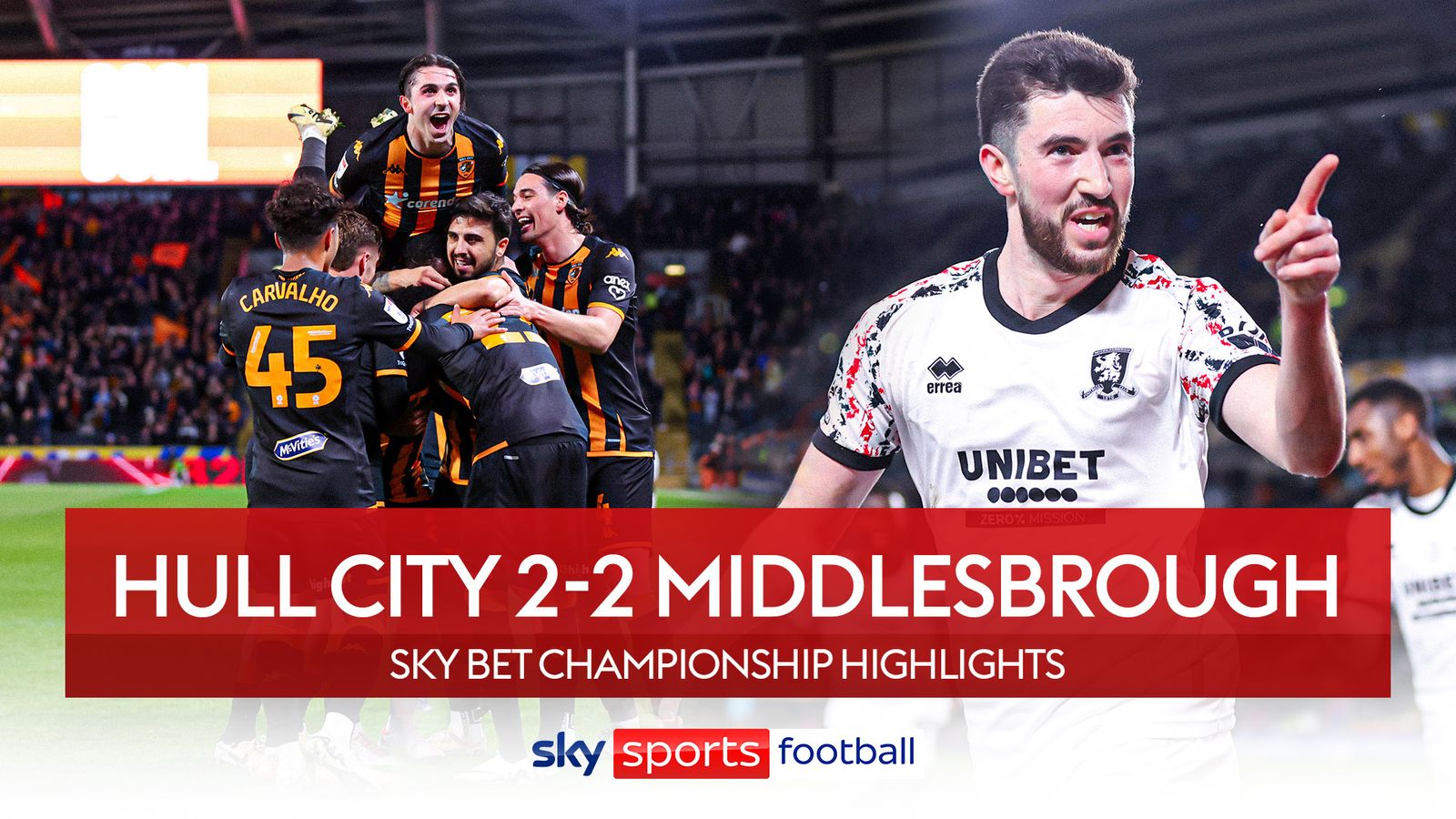 Hull City 2-2 Middlesbrough: Finn Azaz snatches late point for Boro ...