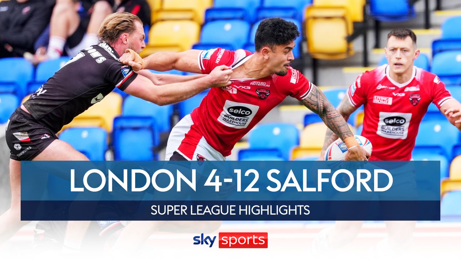 London Broncos 4-12 Salford Red Devils | Super League Highlights ...