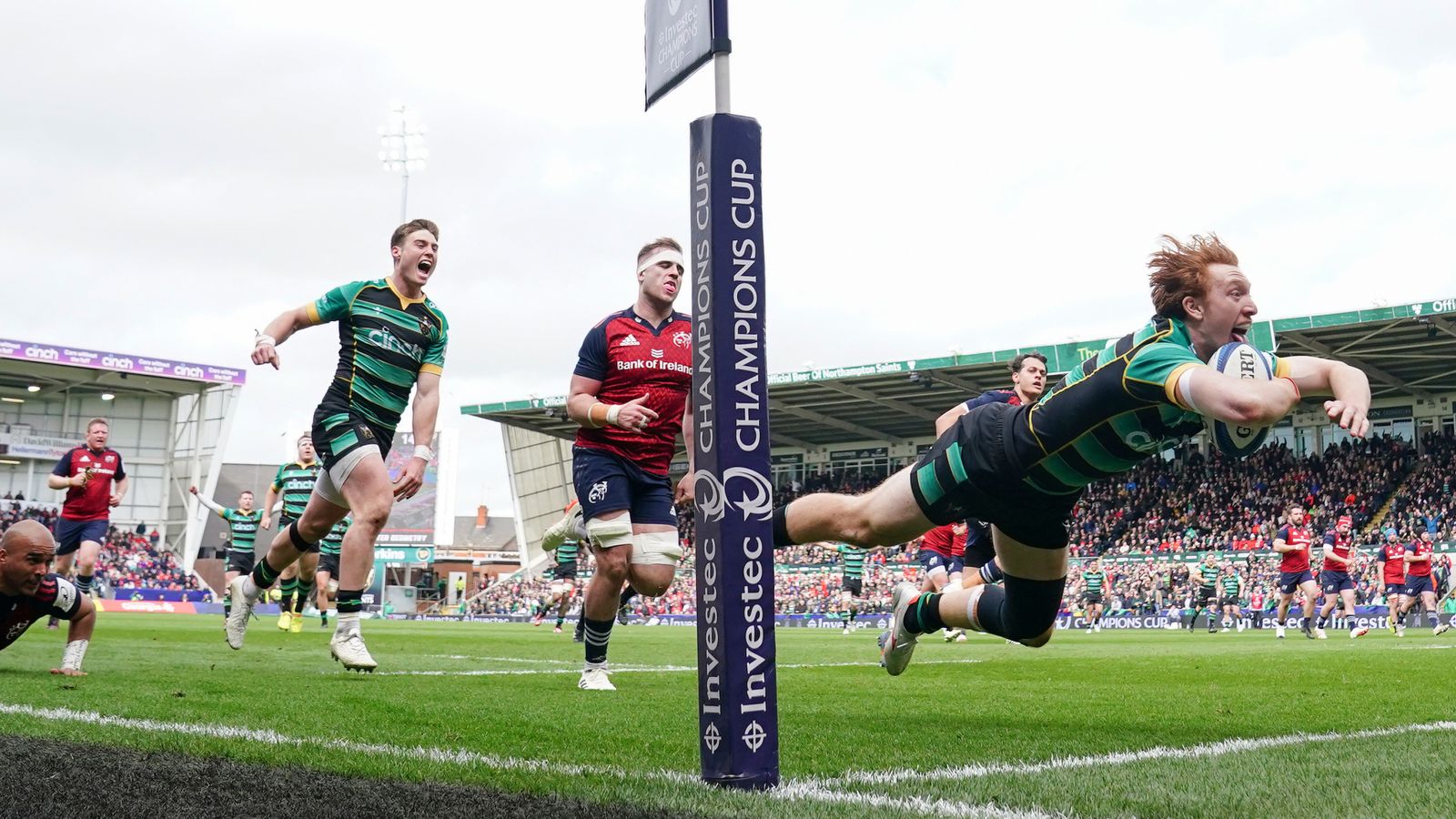 Champions Cup: Northampton storm past Munster to reach quarter-finals ...