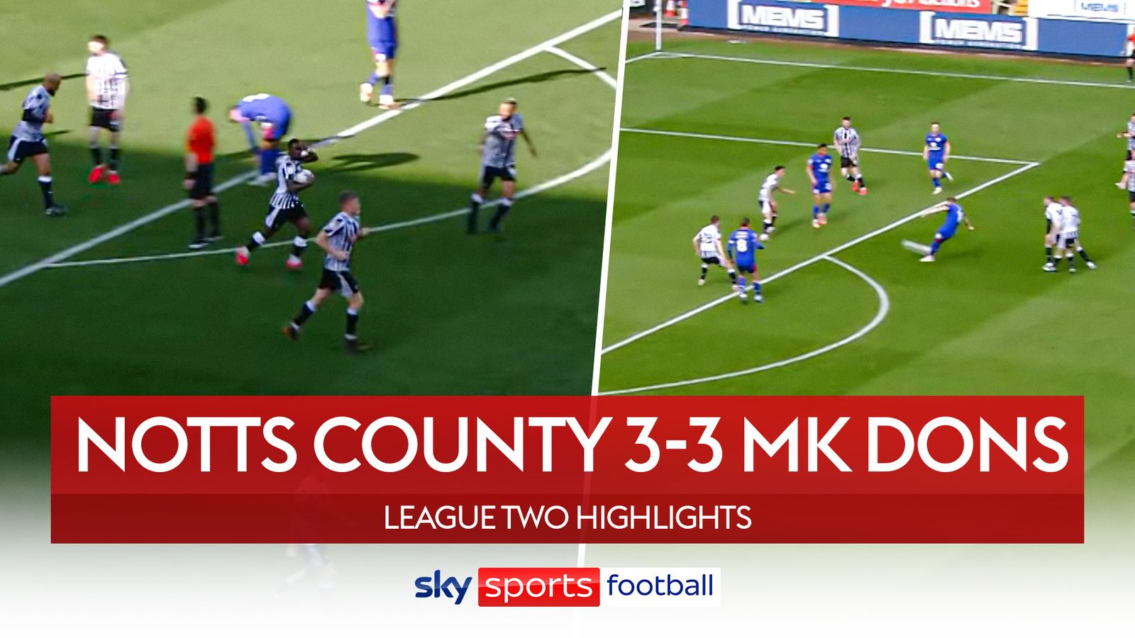 Notts County 3-3 MK Dons | Football News | Sky Sports