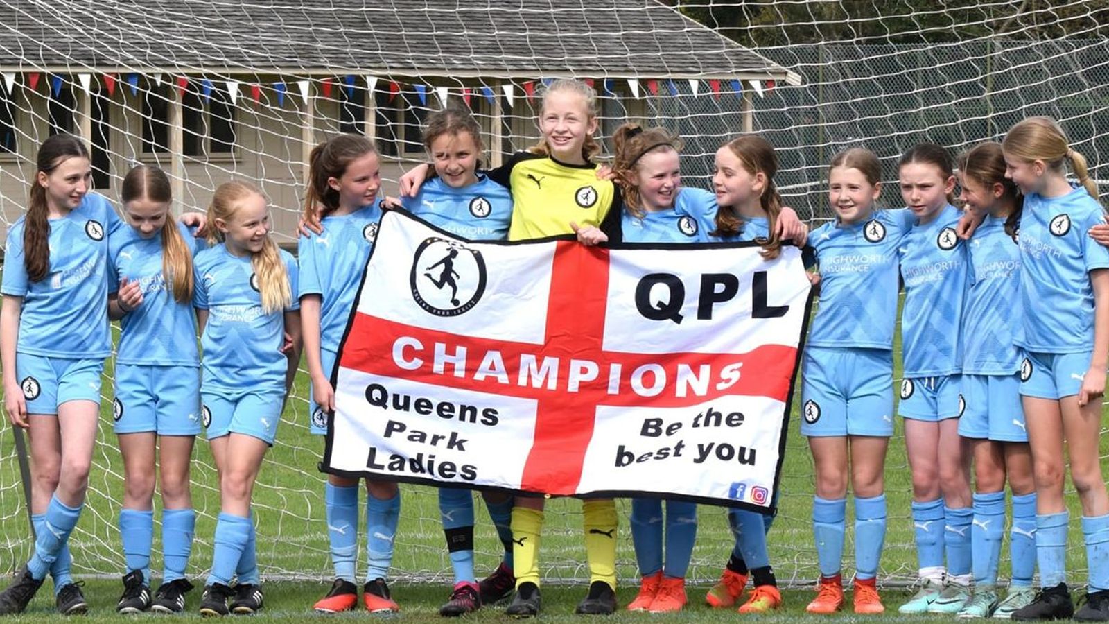 'Invincible' all-girl football team goes whole season unbeaten - in ...