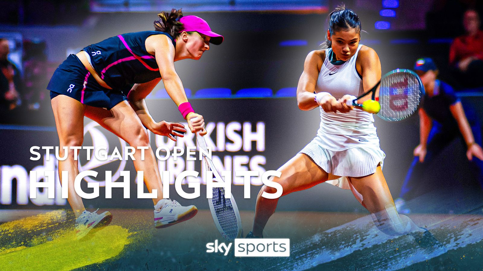 Emma Raducanu vs Iga Swiatek | Stuttgart Open quarter-final highlights | Tennis News | Sky Sports
