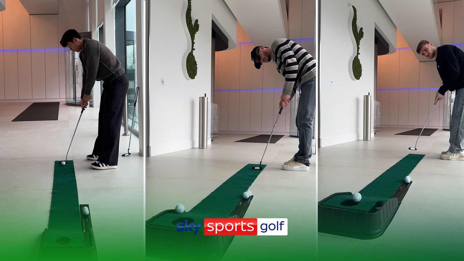 Agony for James Maddison as Spurs stars take on Masters putting ...