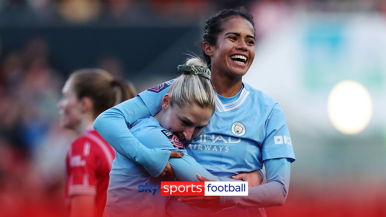 WHAT A HIT! Man City Women's Mary Fowler curls beauty into top corner ...