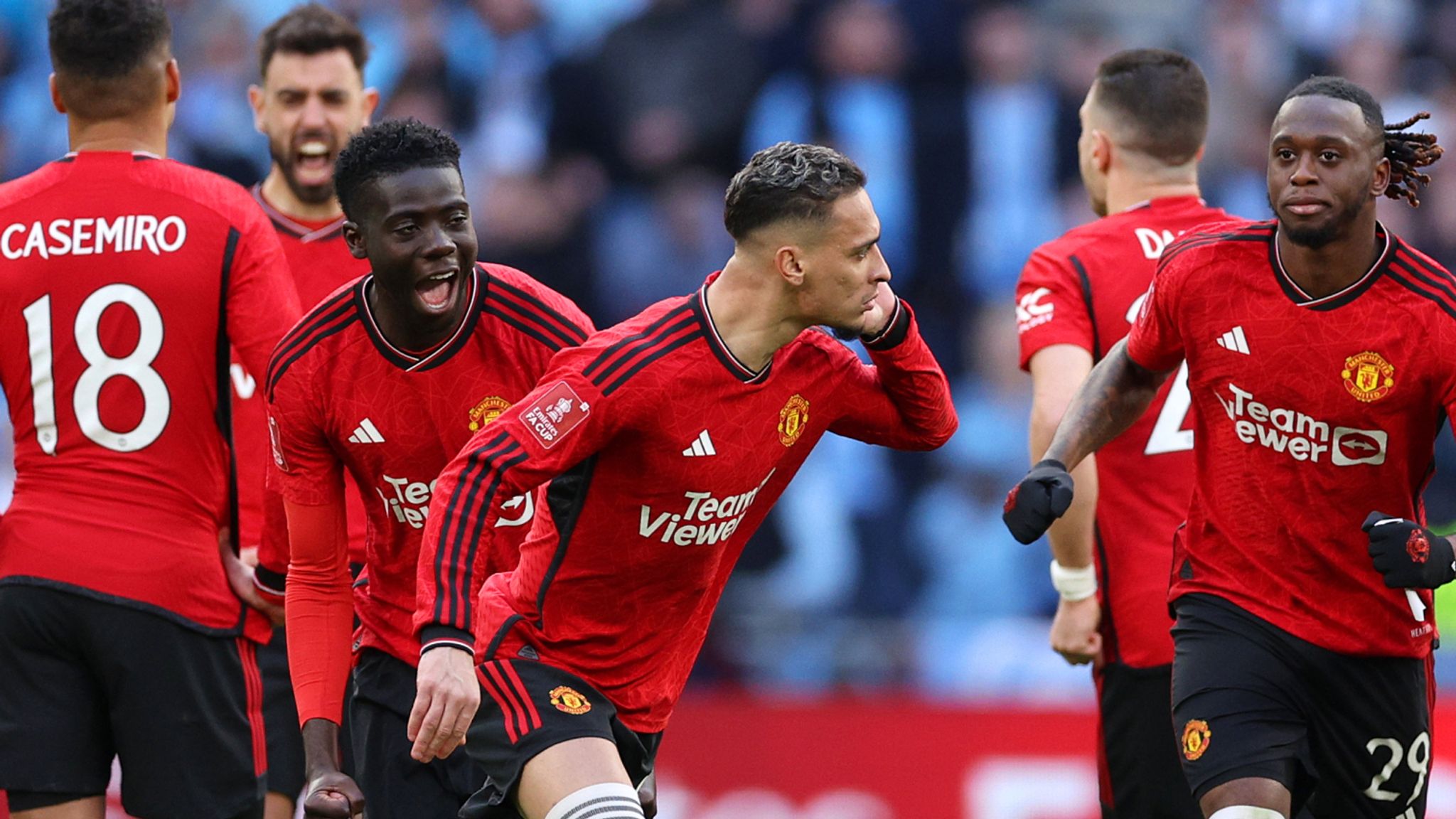 Antony: Man Utd forward under fire for aiming celebrations at Coventry ...