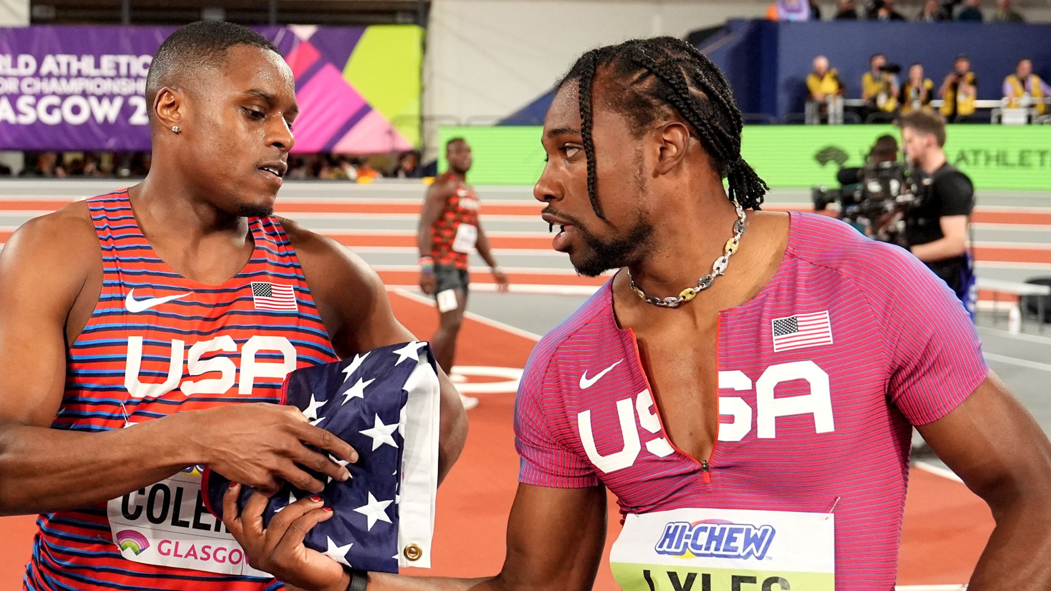 Noah Lyles: Sprinter to headline 100m in London's Diamond League event ...