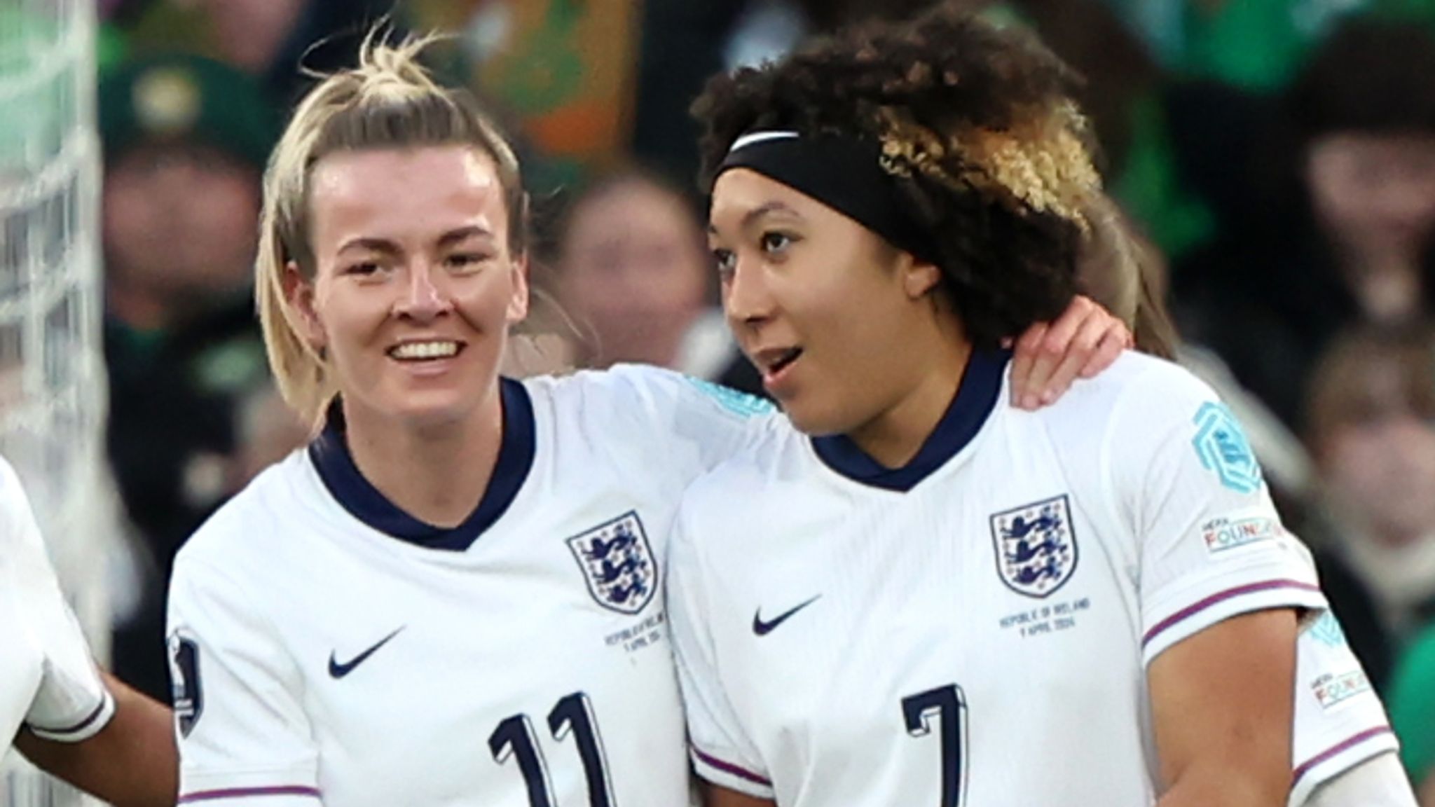 Republic of Ireland 0-2 England: Lauren James and Alex Greenwood goals see Lionesses to first ...