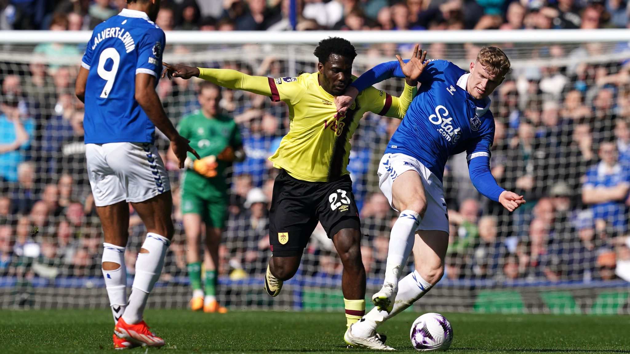 Everton 1-0 Burnley: Dominic Calvert-Lewin ends Toffees' 13-game ...