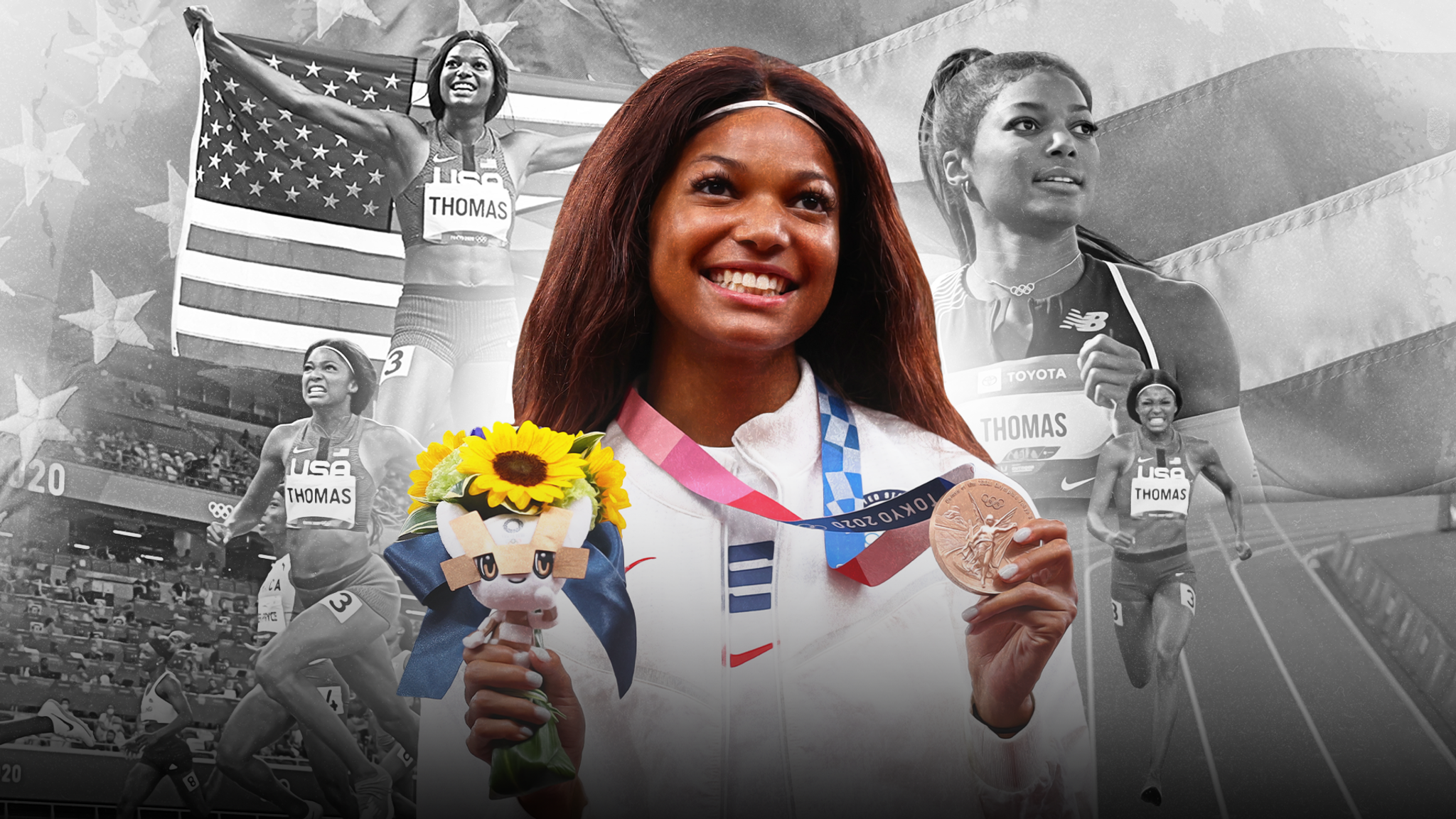Gabby Thomas: Olympic 200m sprinter says world record could go in Paris ...