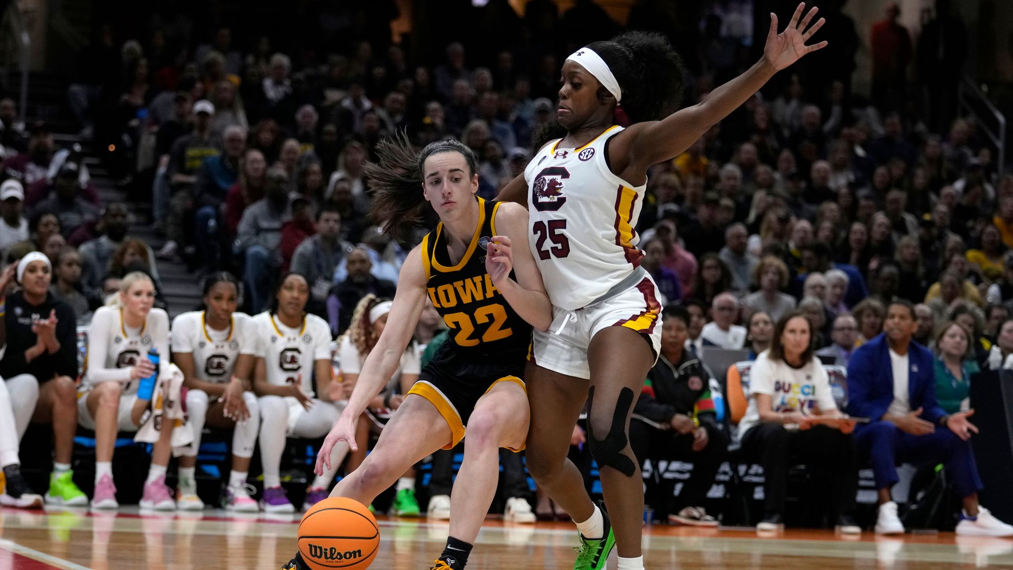 Caitlin Clark: Emerging superstar's Hawkeyes denied in championship ...