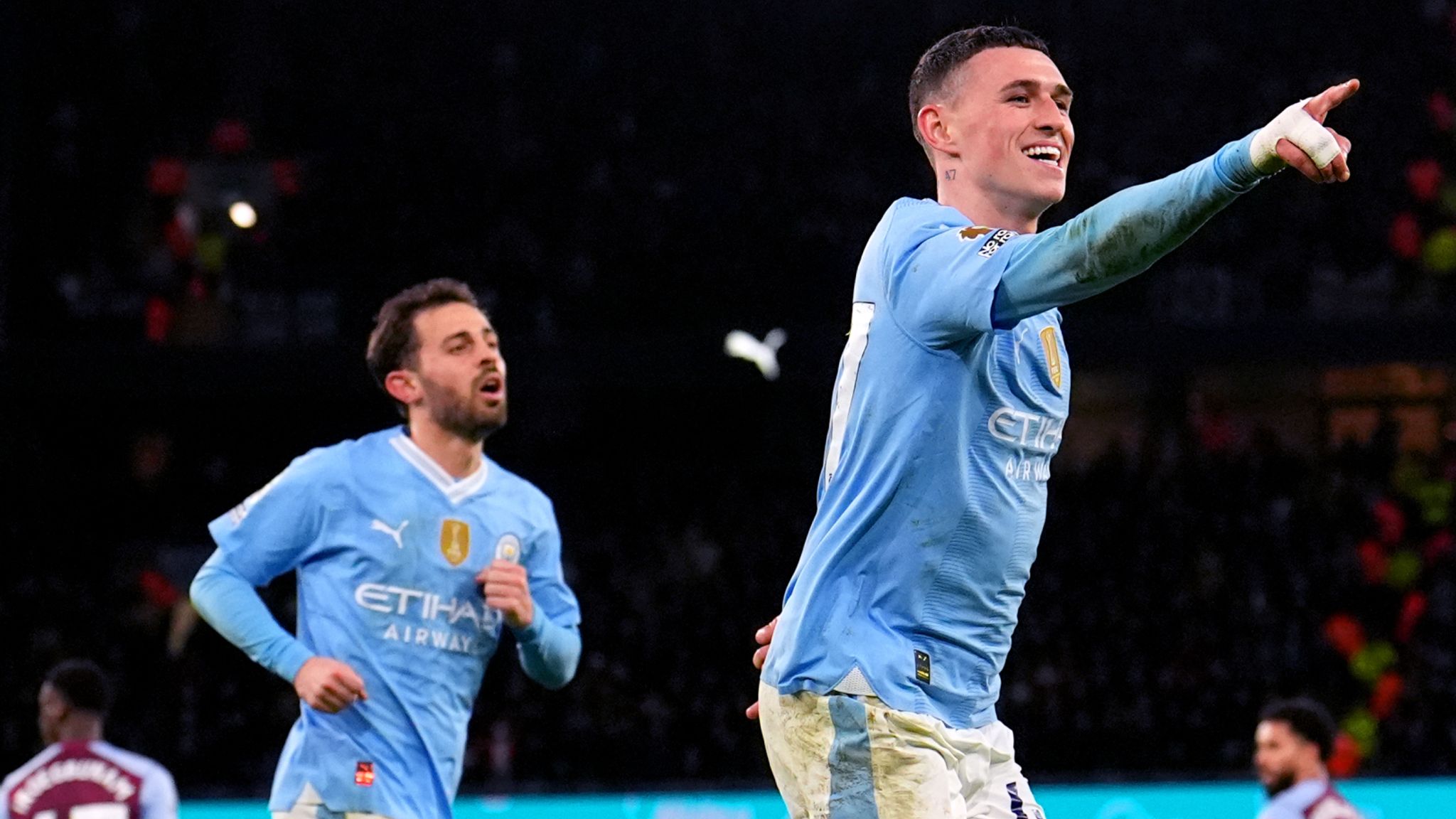 Man City 4 - 1 Aston Villa - Match Report & Highlights