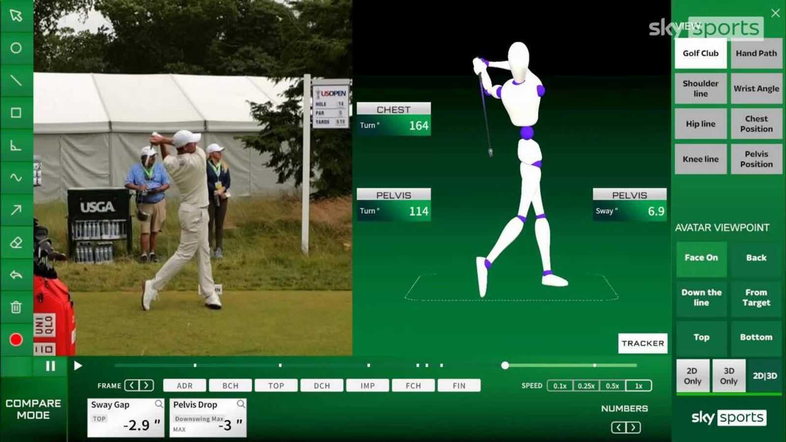 The numbers behind Adam Scott's swing | Audi Performance Zone | Golf ...