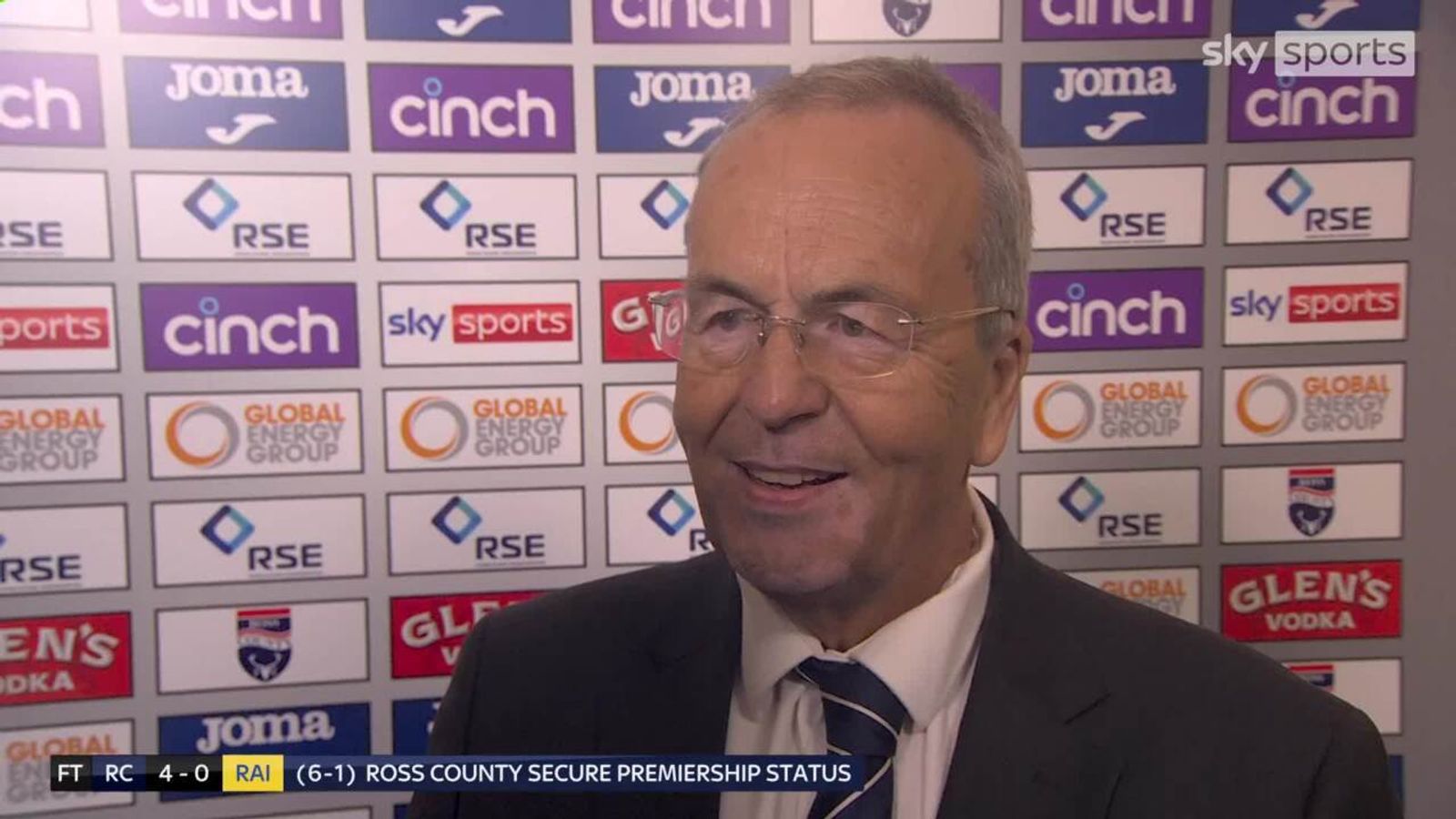 'Mightily relieved' | Ross County chairman Roy MacGregor proud of ...