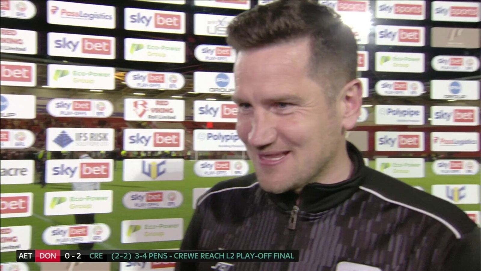 Crewe manager Lee Bell hails players and staff after reaching Wembley ...