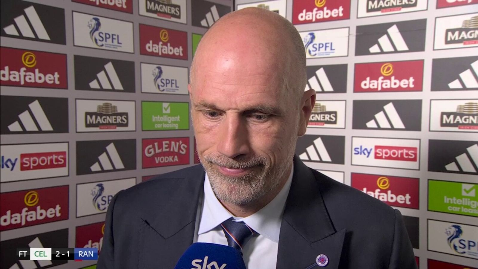 Celtic vs Rangers: Philippe Clement demands reaction after Rangers' defeat | Football News | Sky ...