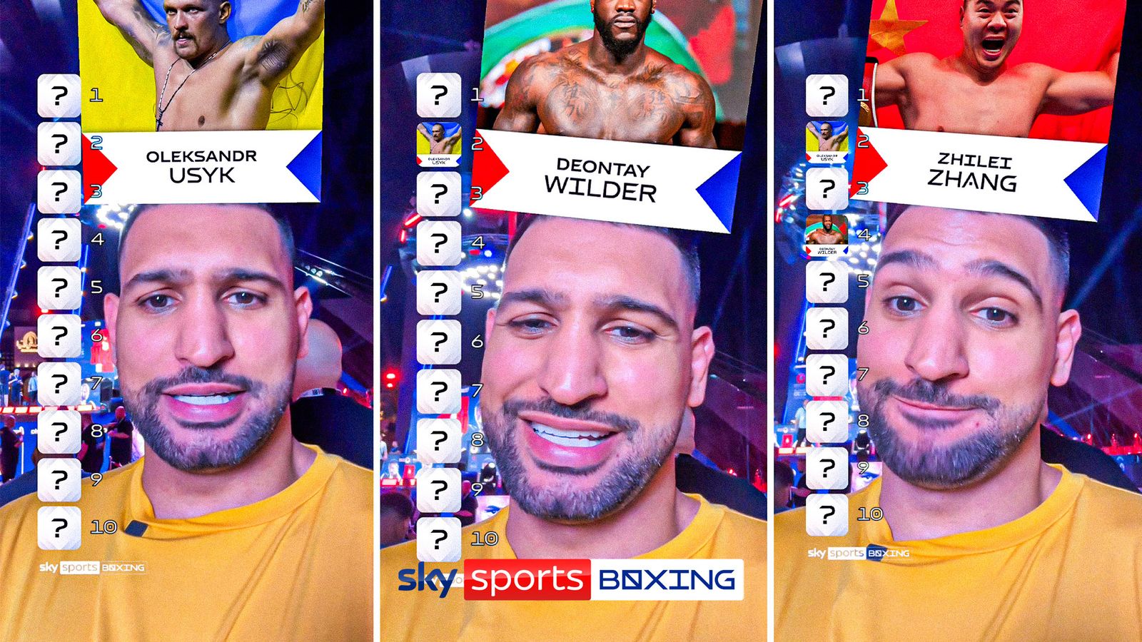 Amir Khan picks his top 10 heavyweights! | Boxing News | Sky Sports
