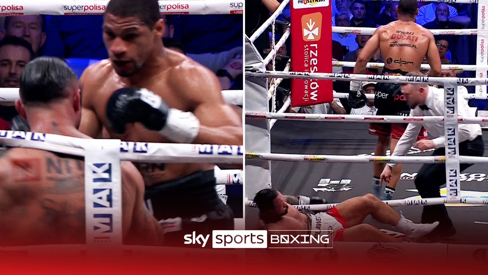 MASSIVE left hook KO | Ihosvany Rafael Garcia blasts Lukasz Plawecki ...