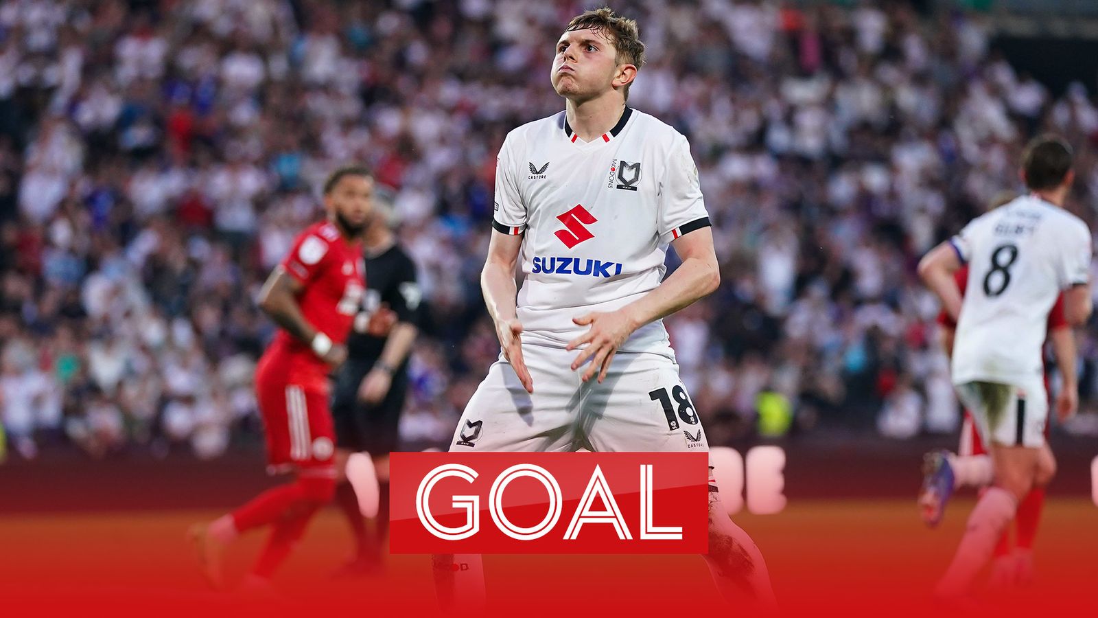 Max Dean halves deficit for Milton Keynes Dons | Football News | Sky Sports