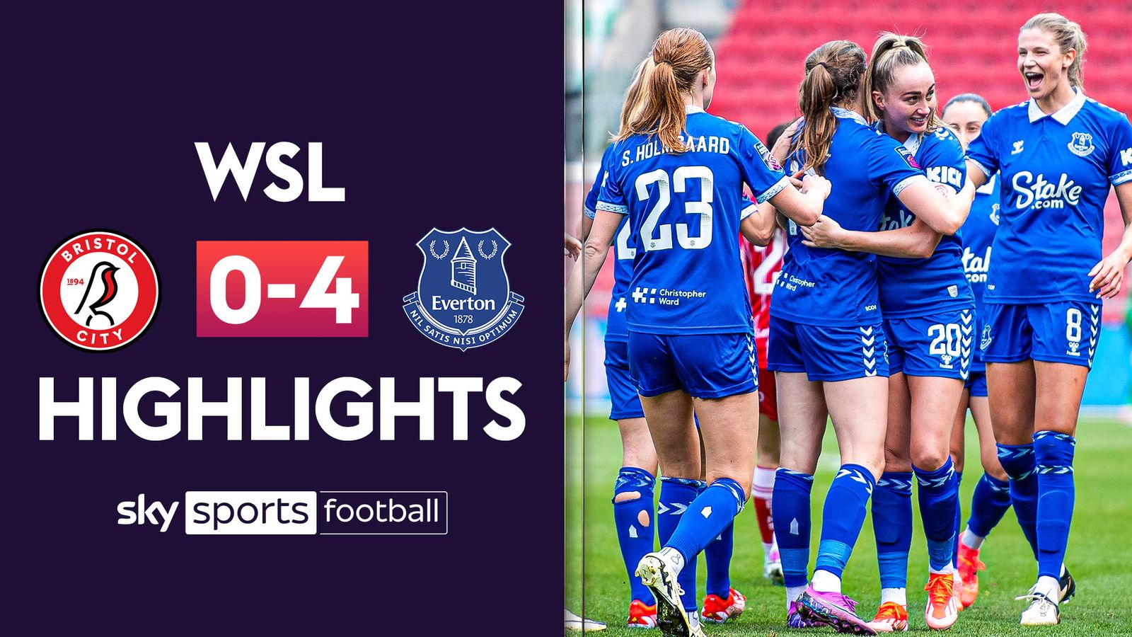 Bristol City 0-4 Everton | WSL Highlights | Football News | Sky Sports